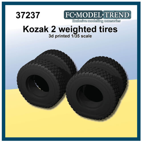 FC ModelTrend 37237 Kozak 2 - Weighted Tires (3D-printed)