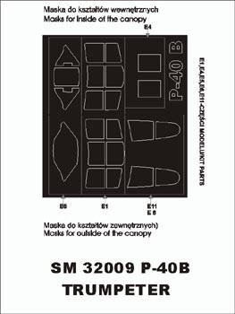 Montex SM32009 P-40 B Trumpeter
