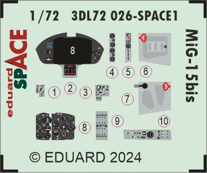 Eduard 3DL72026 MiG-15bis Space Eduard