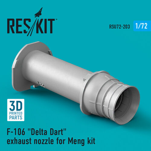 RES/KIT U72-0203 F-106 'Delta Dart' Exhaust Nozzle For Meng Kit