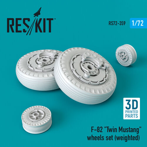 RES/KIT 72-0359 F-82 "Twin Mustang" wheels set (1/72)
