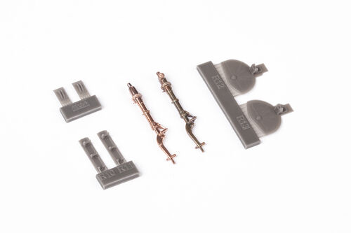 DISCONTINUED Eduard 648695 A6M undercarriage legs BRONZE EDUARD