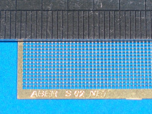 Aber S-02 Nets and drilled plates (18 models - 80x45 mm)