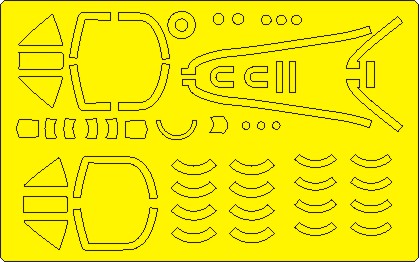 New Ware AM1241 A-4M Skyhawk EXPERT Kabuki Masks For Magic Factory 5002 Kit