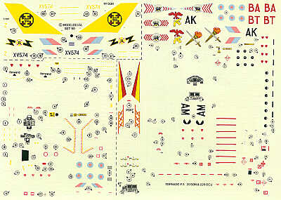 Modeldecal 090 RAF FG.1 Phantom and Tornado F.3 Decals