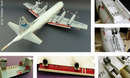 Czech Master Resin DS03 Lockheed P-3C Orion - Interior & Exterior Detail Set (for Hasegawa and Revell kits)