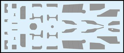 Astra Decals ASD3222 General-Dynamics F-16 A/B/C/D - Reinforcement Plates Set