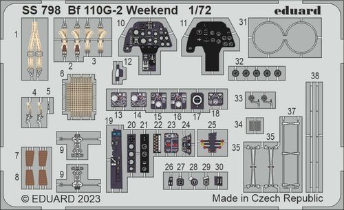 Eduard SS798 Bf 110G-2 Weekend EDUARD