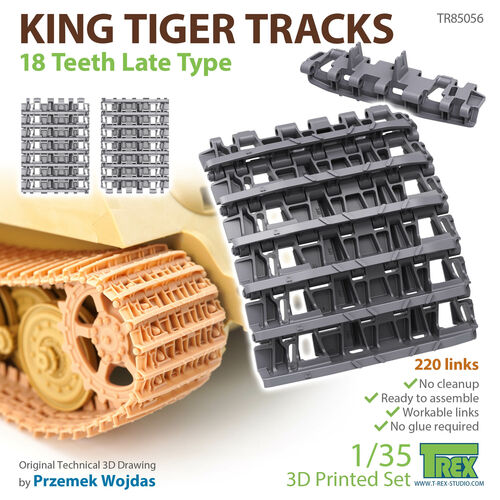 T-Rex Studio 85056 King Tiger Tracks 18 Teeth Late Type