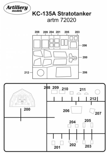 ARTILLERY Models 72020 KC-135 Stratotanker