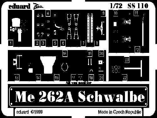Eduard SS110 Me 262A Schwalbe REVELL