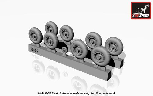 Armory Models Group AW14304 Boeing B-52 wheels, weighted