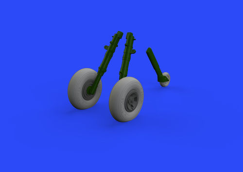 Eduard 632129 Spitfire Mk.IX wheels 4spoke w/smooth tire TAMIYA