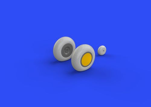 Eduard 632080 P-40 wheels w/ pattern HASEGAWA