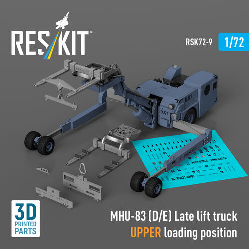 RES/KIT K72-0009 MHU-83 (D/E) Late Lift Truck UPPER Loading Position (3D Printed Model Kit)