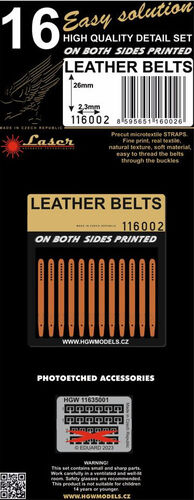 HGW Models 116002 Leather Belts (26 mm)