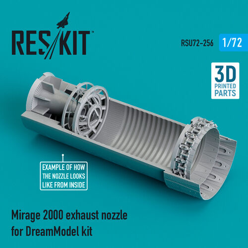 RES/KIT U72-0256 Mirage 2000 Exhaust Nozzle For DreamModel Kit