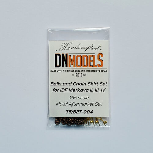 DN Models 35-827-004 Chain And Ball Set For Israeli Merkava II/III/IV All HB/Meng/Academy