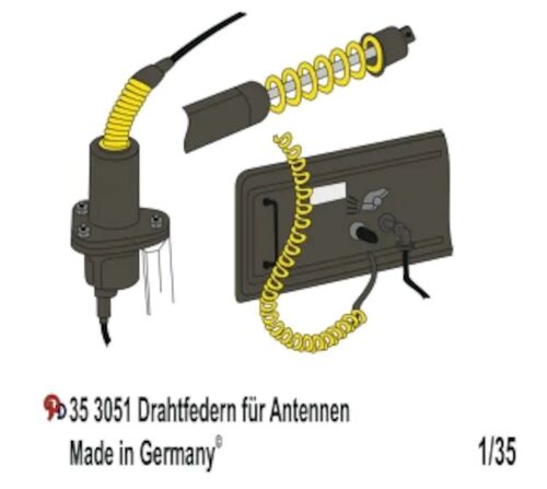 Peddinghaus-Decals 3051 Coil Springs For Radio Equipment
