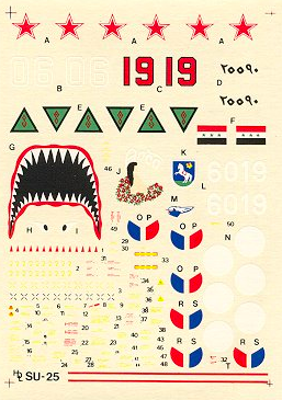 Hi-Decal Line 72002 Su-25 Frogfoot
