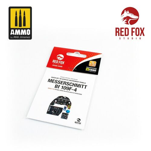 Red Fox Studio QS-32095 Messerschmitt Bf 109F-4 (for Hasegawa kit)