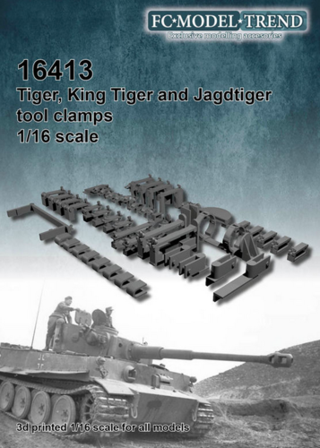 FC ModelTrend 16413 Tiger, King Tiger, jagdtiger, tool clamps