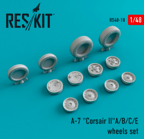 RES/KIT 48-0018 LTV A-7 "Corsair II"A/B/C/E wheels set
