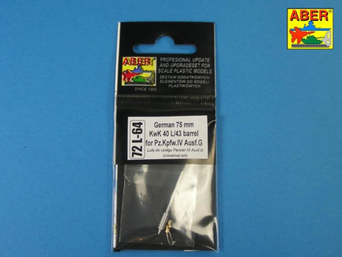 Aber 72L-064 Lufa 75mm KwK 40 l/43 - Ponzer IV G
