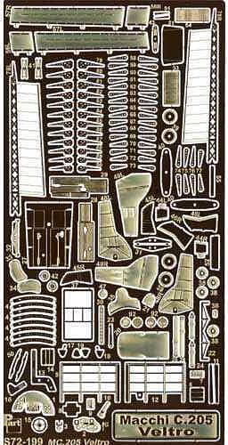 Part S72-199 MC.205 Veltro Italeri