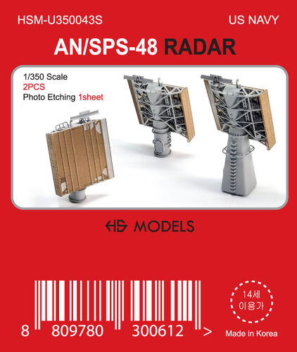 HS MODELS U350043S US Navy AN/SPS-48 Radar