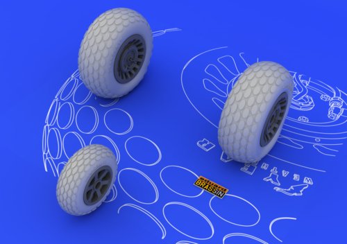 Eduard 648057 P-61 wheels Great Wall Hobby