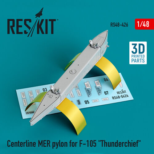 RES/KIT 48-0426 Centerline MER Pylon For F-105 "Thunderchief"