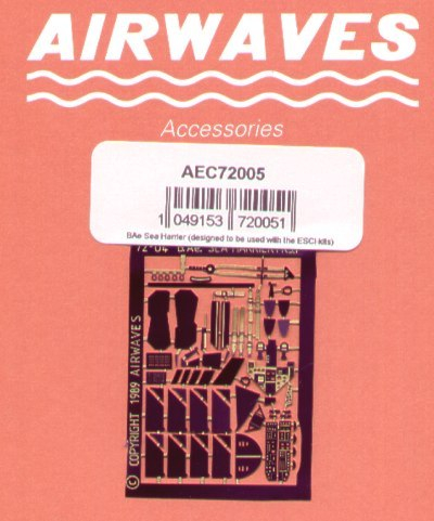 Airwaves C72005 BAe Sea Harrier FRS.1 (designed to be used with ESCI kits)