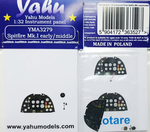 Yahu Models A3279 Spitfire Mk.I Early/Middle (For Kotare)