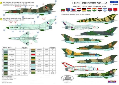 Armycast ACD72037 The Fishbeds - MiG-21 F-13/PF/FL/PFS/PFM In The World
