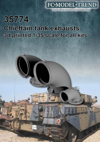 FC ModelTrend 35774 Chieftain exhausts