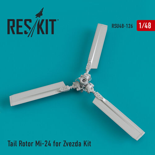 RES/KIT U48-0126 Tail Rotor Mi-24 for Zvezda Kit