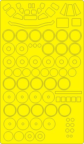 New Ware AM0227 Tupolev TU-95MS Bear H BASIC kabuki masks for Trumpeter