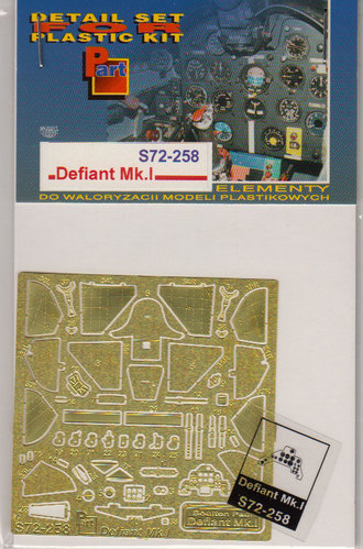Part S72-258 Defiant Mk.I Airfix