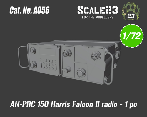 Scale23 72-A056 AN-PRC 150 Harris Falcon II radio - 1 pc
