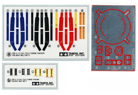 Tamiya 12638 Seat Belt Set F