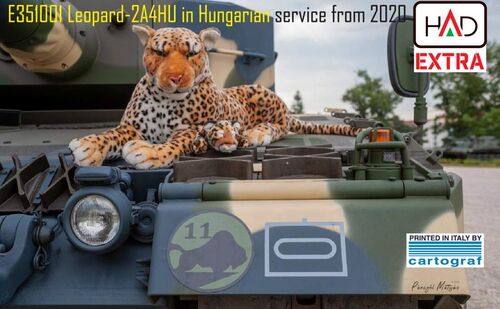 HAD Models E351001 Leopard-2A4HU in Hungarian service from 2020
