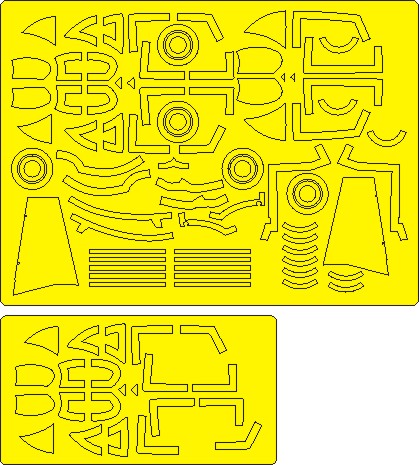 New Ware AM1174 A-6A Intruder ADVANCED Kabuki Masks For Trumpeter 01640 Kit