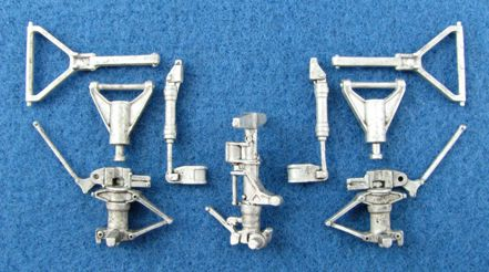 Scale Aircraft Conversions 48082 Grumman E-2 C Hawkeye - Landing Gear (designed to be used with Kinetic Model kits)