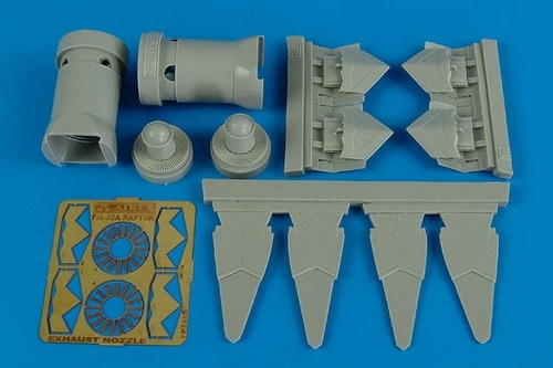 Aires 7265 F-22A Raptor exhaust nozzles Academy