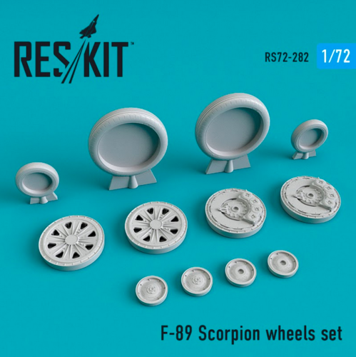 DISCONTINUED RES/KIT 72-0282 F-89 Scorpion wheels set