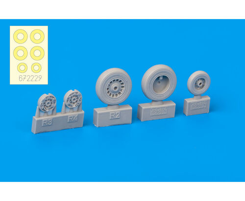 Eduard 672229 Buccaneer S.2C wheels AIRFIX