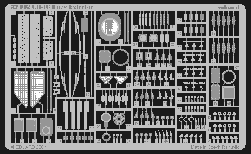 Eduard 32092 UH-1C exterior ACADEMY/MRC