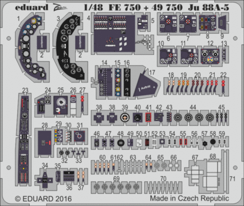 Eduard FE750 Ju 88A-5 ICM 48232
