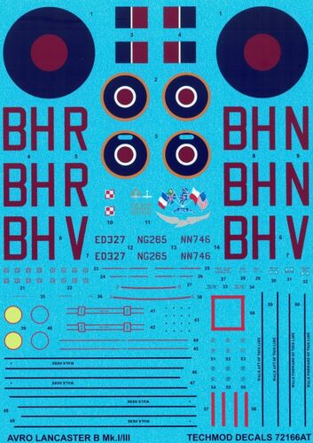 Techmod 72166 Avro Lancaster B Mk. I